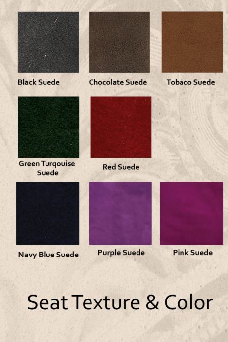 Seat Textures & Colors – JC Martin Saddle Co.